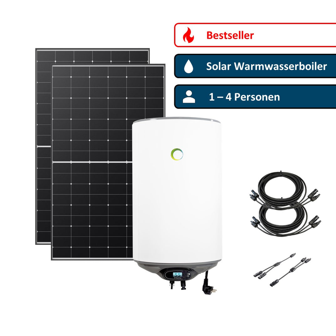 Photovoltaic hybrid boiler - solar boiler with balcony power plant ...